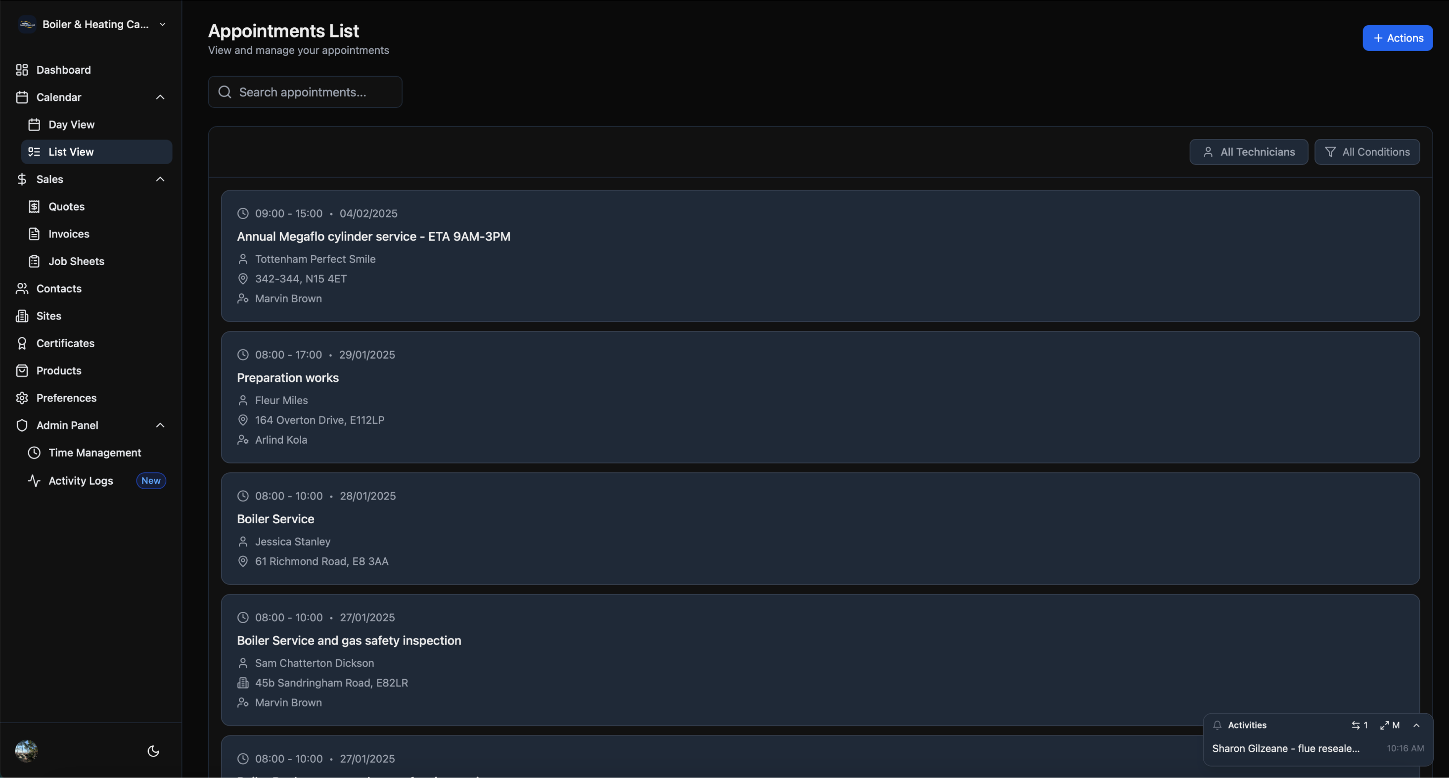 OnPoint - Business Platform for Tradespeople